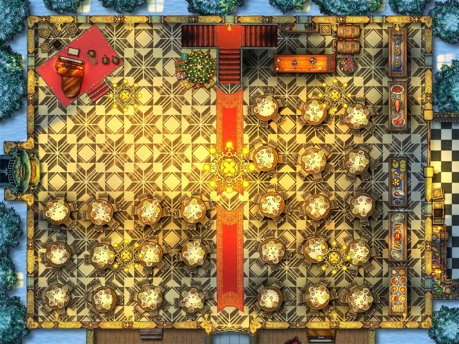 The Mansion - Ballroom | Inkarnate - Create Fantasy Maps Online