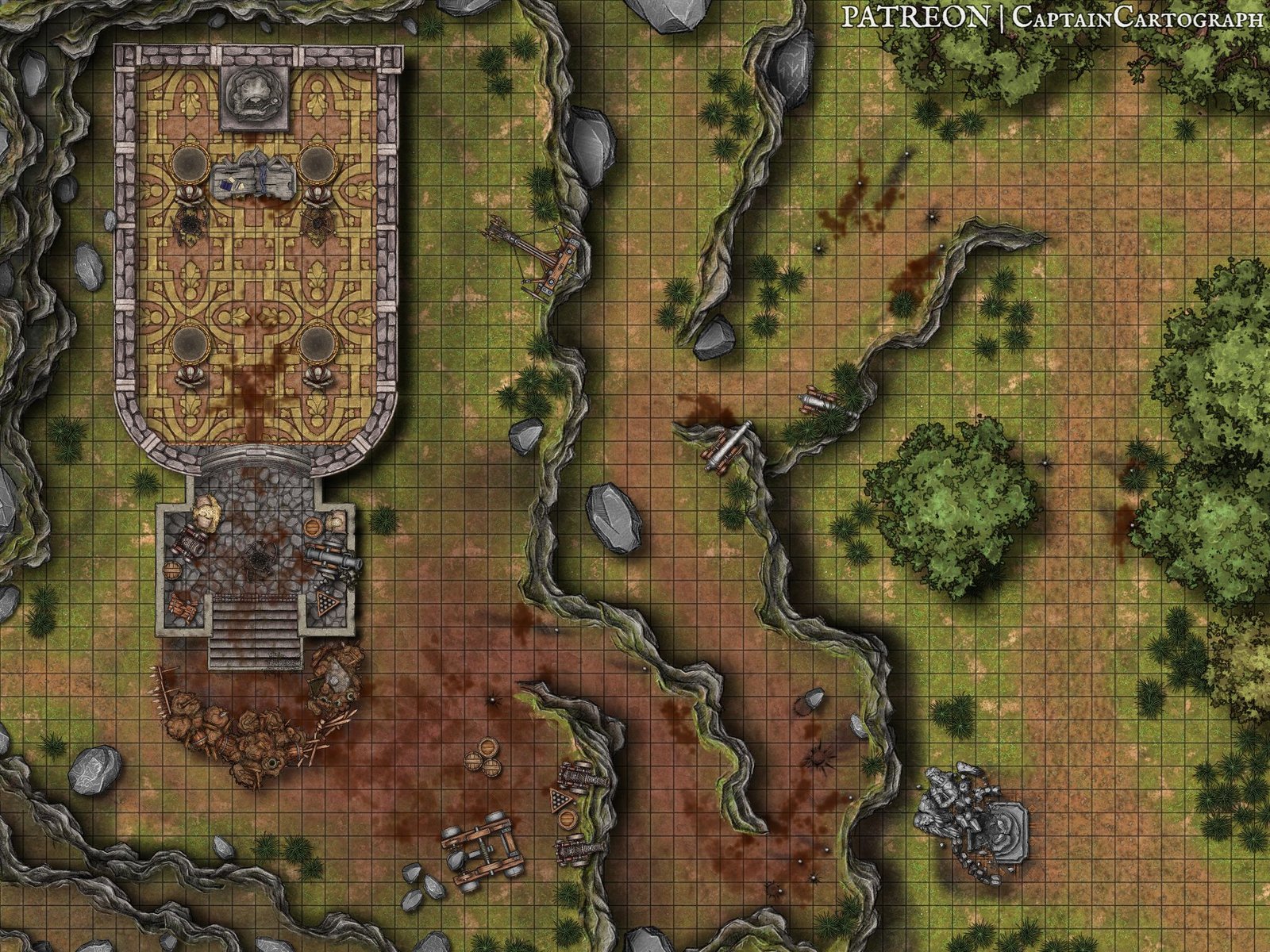 Monastery on a hill | Inkarnate - Create Fantasy Maps Online