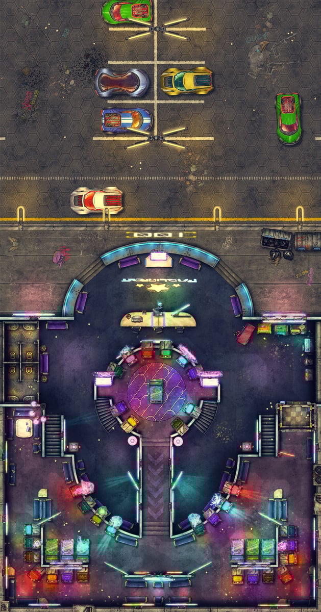 Video Arcade Hall | Inkarnate - Create Fantasy Maps Online