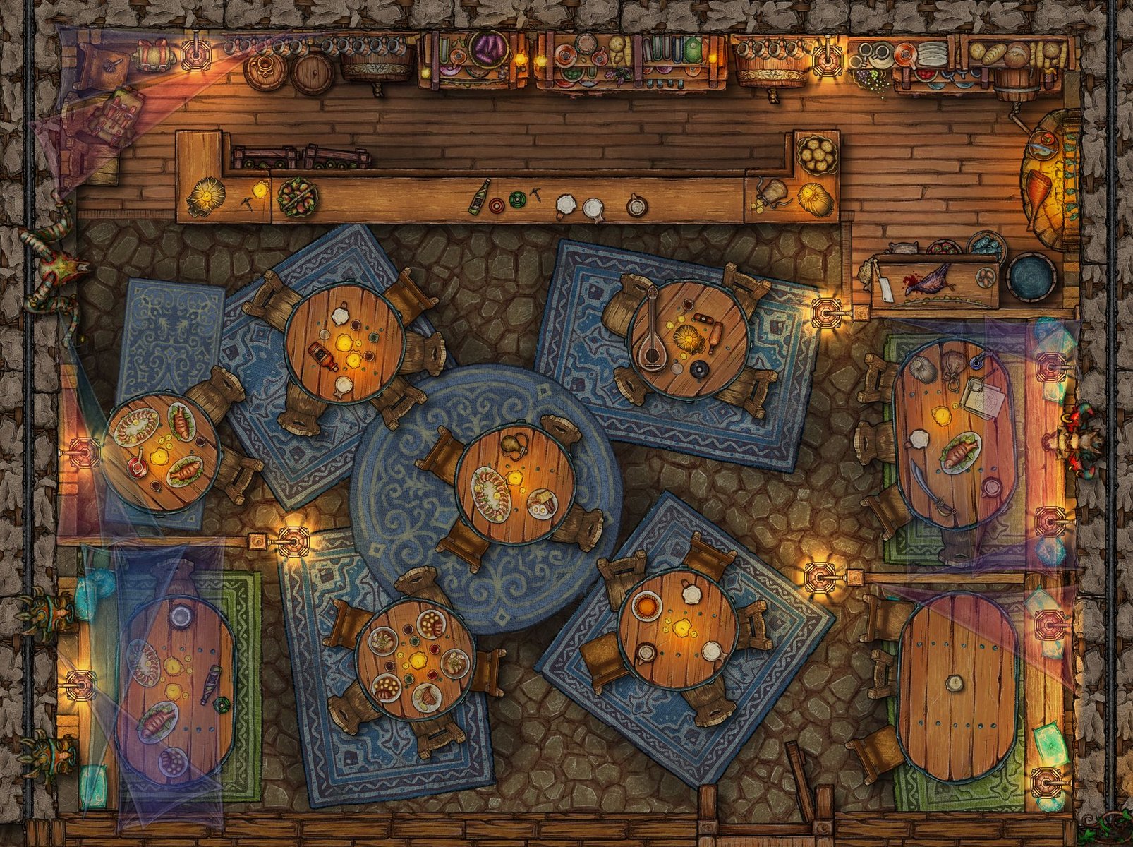 Undergound Tavern | Inkarnate - Create Fantasy Maps Online