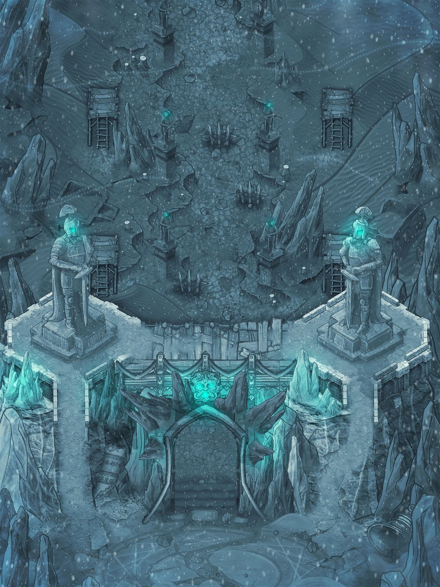 The Winter Gate | Inkarnate - Create Fantasy Maps Online