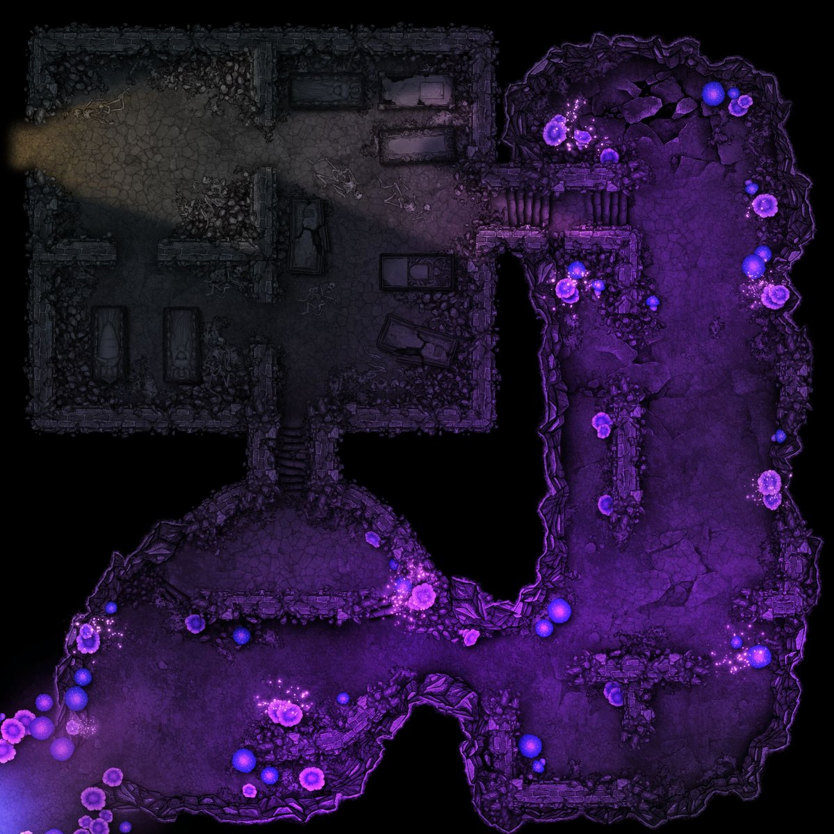 Crypt Dungeon Entrance to the Underdark | Inkarnate - Create Fantasy ...