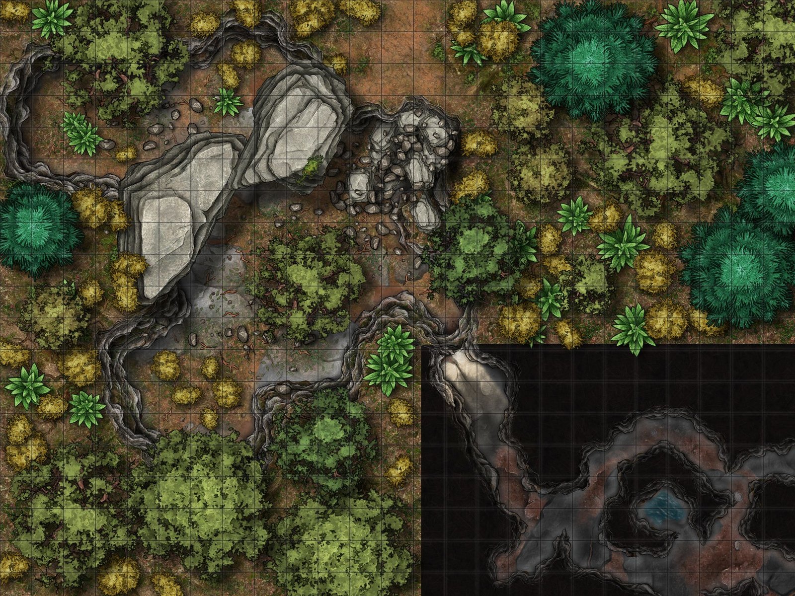 Natural Bridge cave enterance | Inkarnate - Create Fantasy Maps Online
