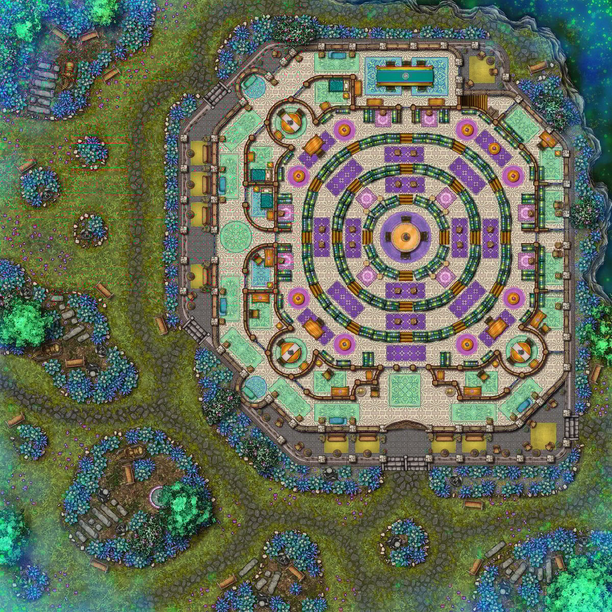 Sanctum of Memories (Feywild Library) | Inkarnate - Create Fantasy Maps ...