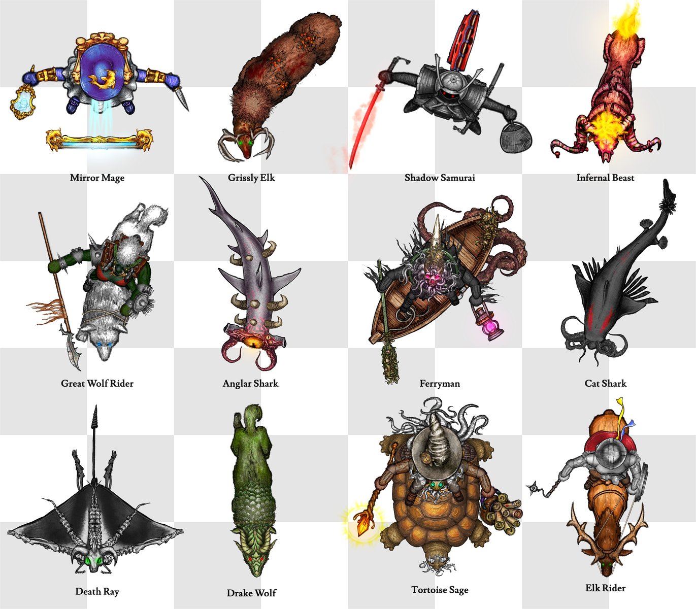 Misc Monster Tokens 3 | Inkarnate - Create Fantasy Maps Online