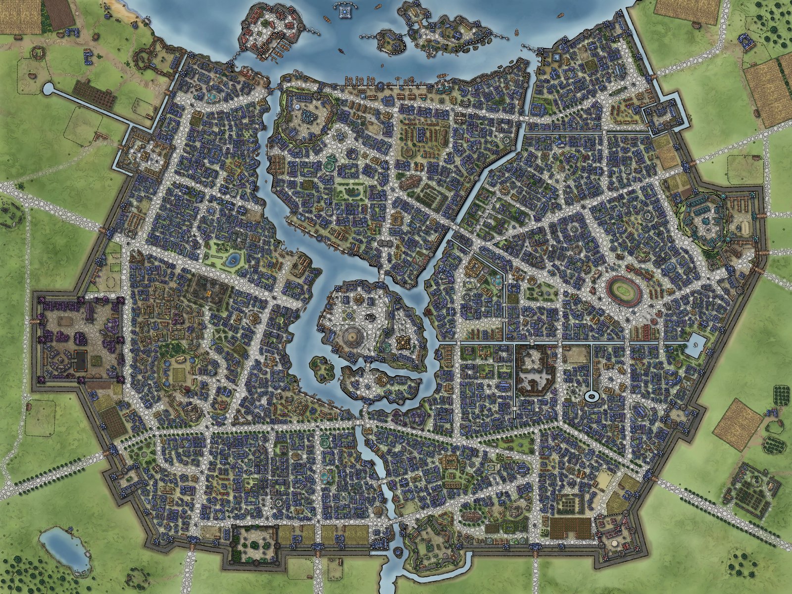 City of Knights | Inkarnate - Create Fantasy Maps Online