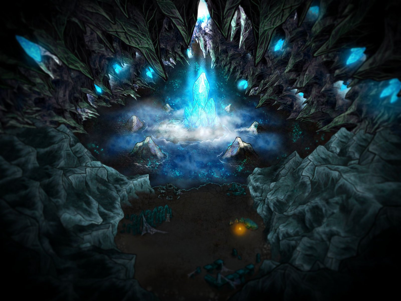 Crystal cave | Inkarnate - Create Fantasy Maps Online