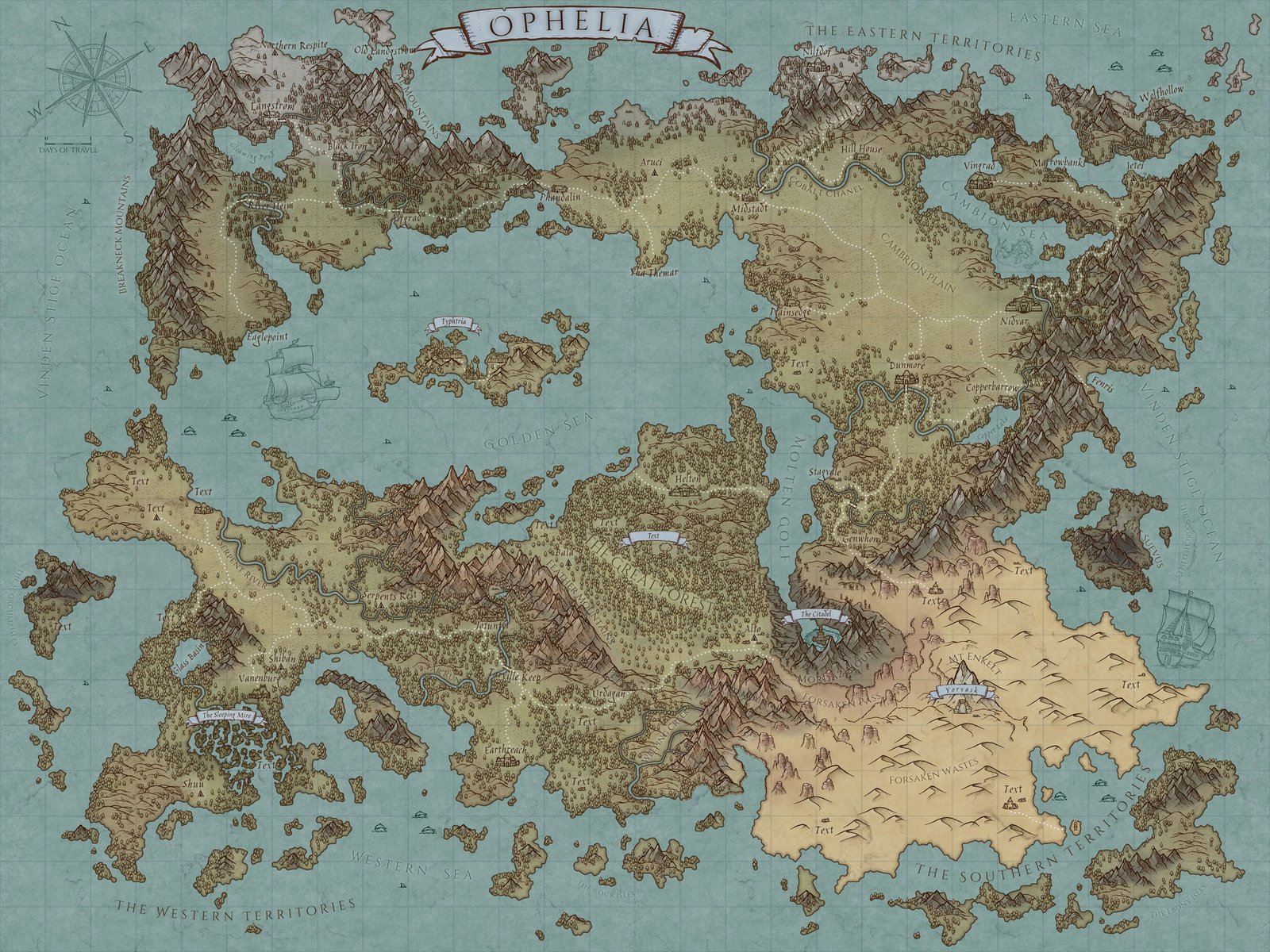 Opheria | Inkarnate - Create Fantasy Maps Online