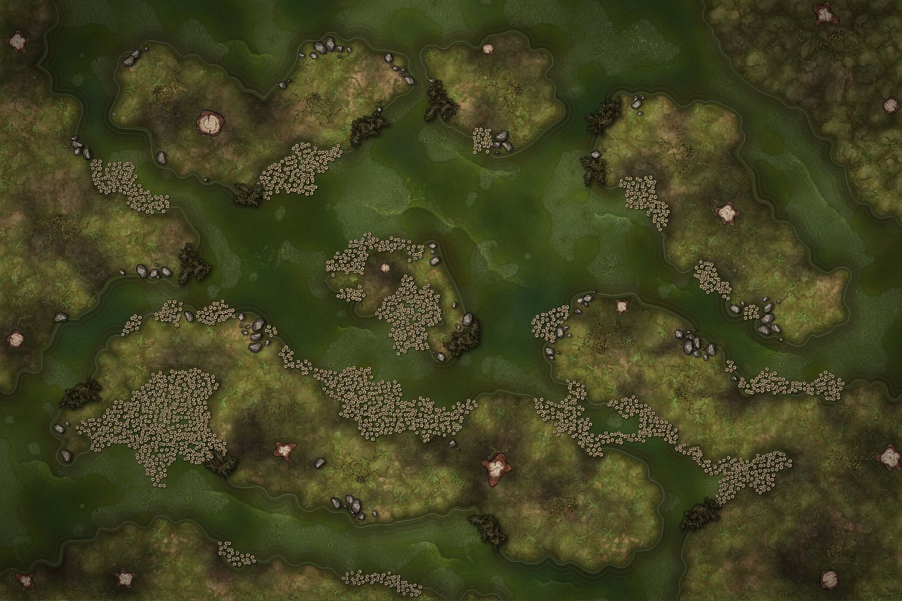 Swamp 1 | Inkarnate - Create Fantasy Maps Online