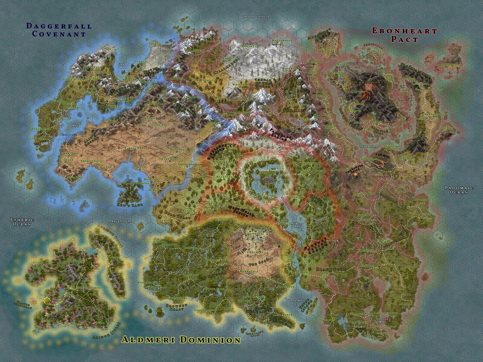 Campaign Tamriel (extra info) | Inkarnate - Create Fantasy Maps Online