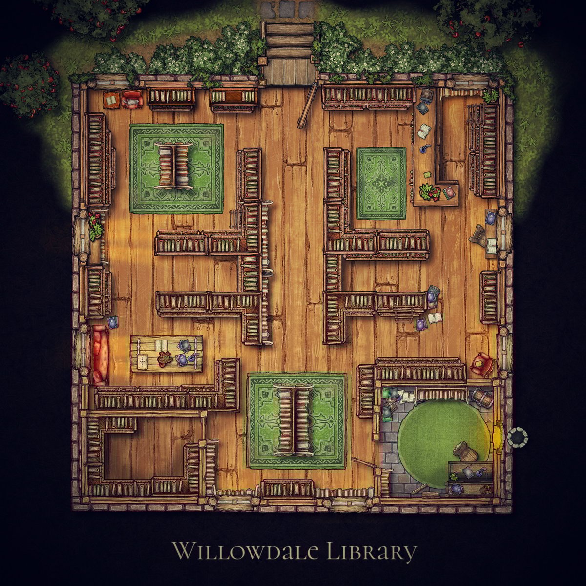 Willowdale Library | Inkarnate - Create Fantasy Maps Online