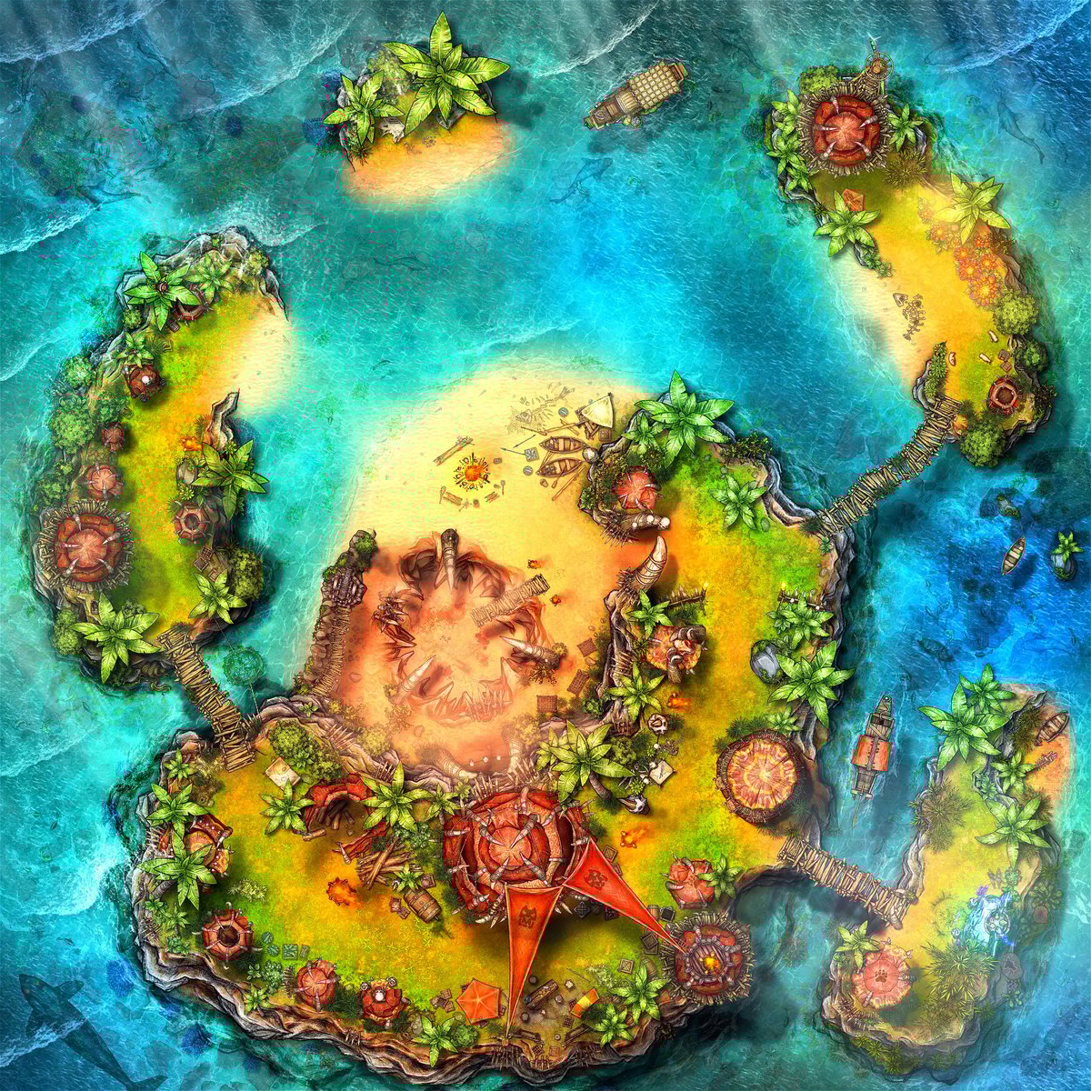 Flesh and Blood Map | Inkarnate - Create Fantasy Maps Online