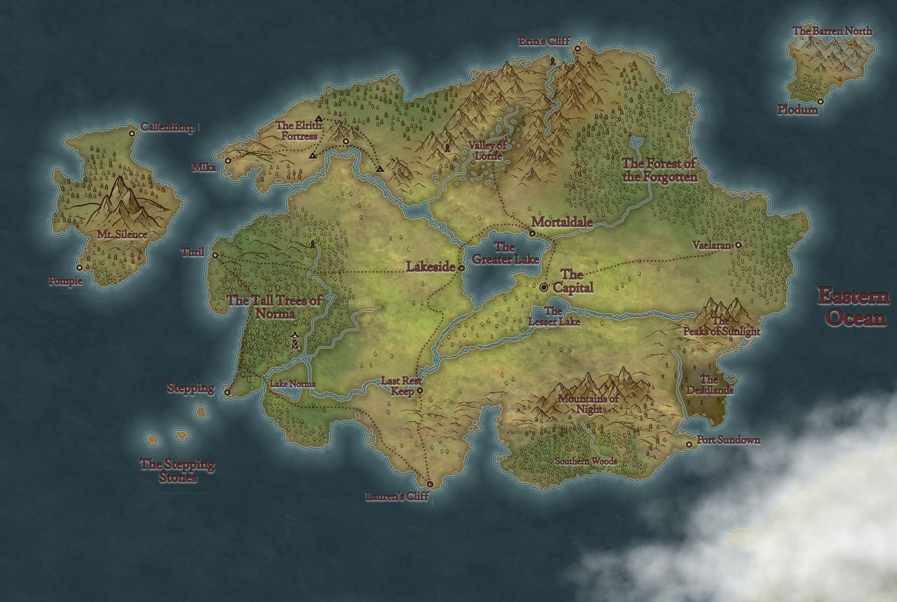 New map - For Dan | Inkarnate - Create Fantasy Maps Online