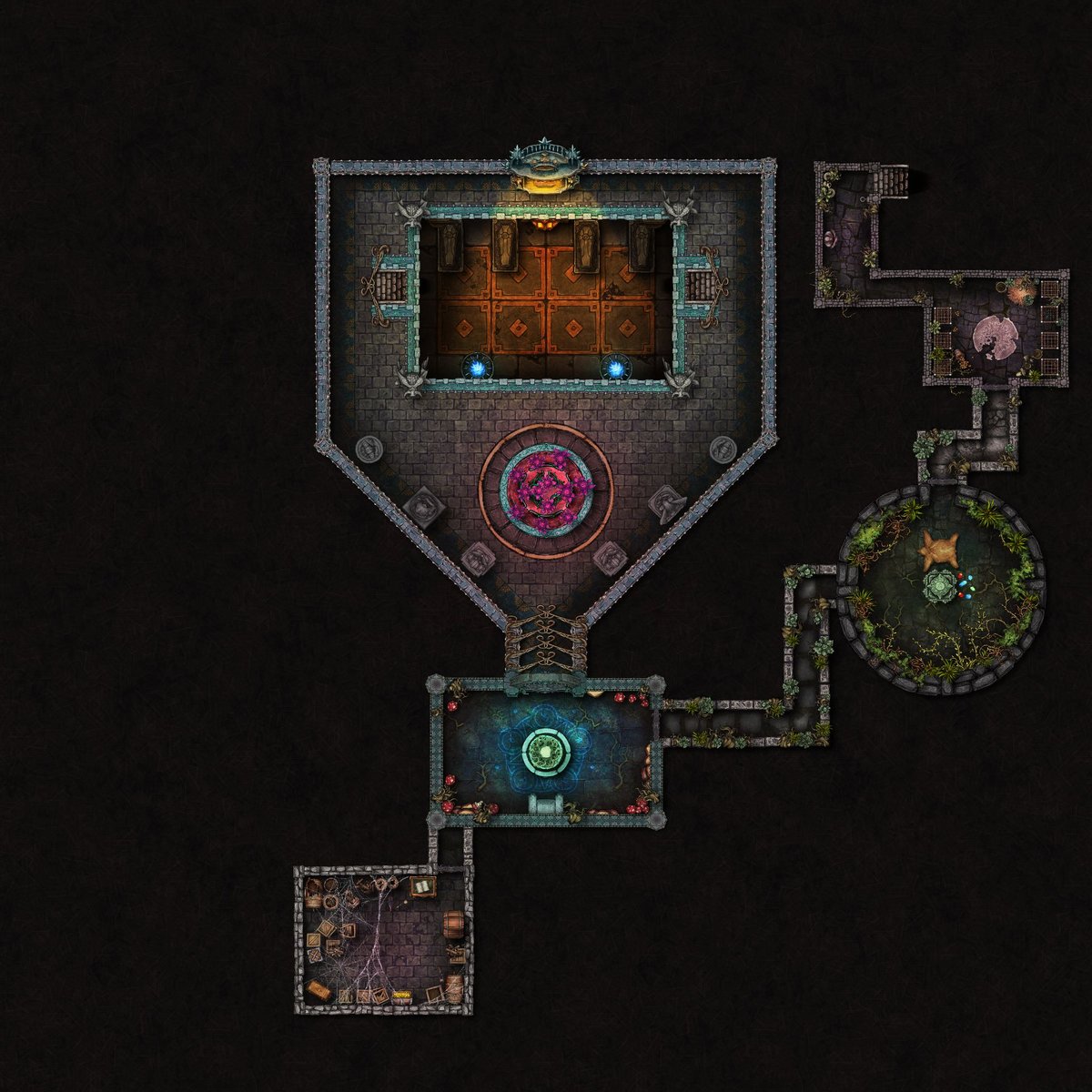 Dungeon Floor 2 | Inkarnate - Create Fantasy Maps Online