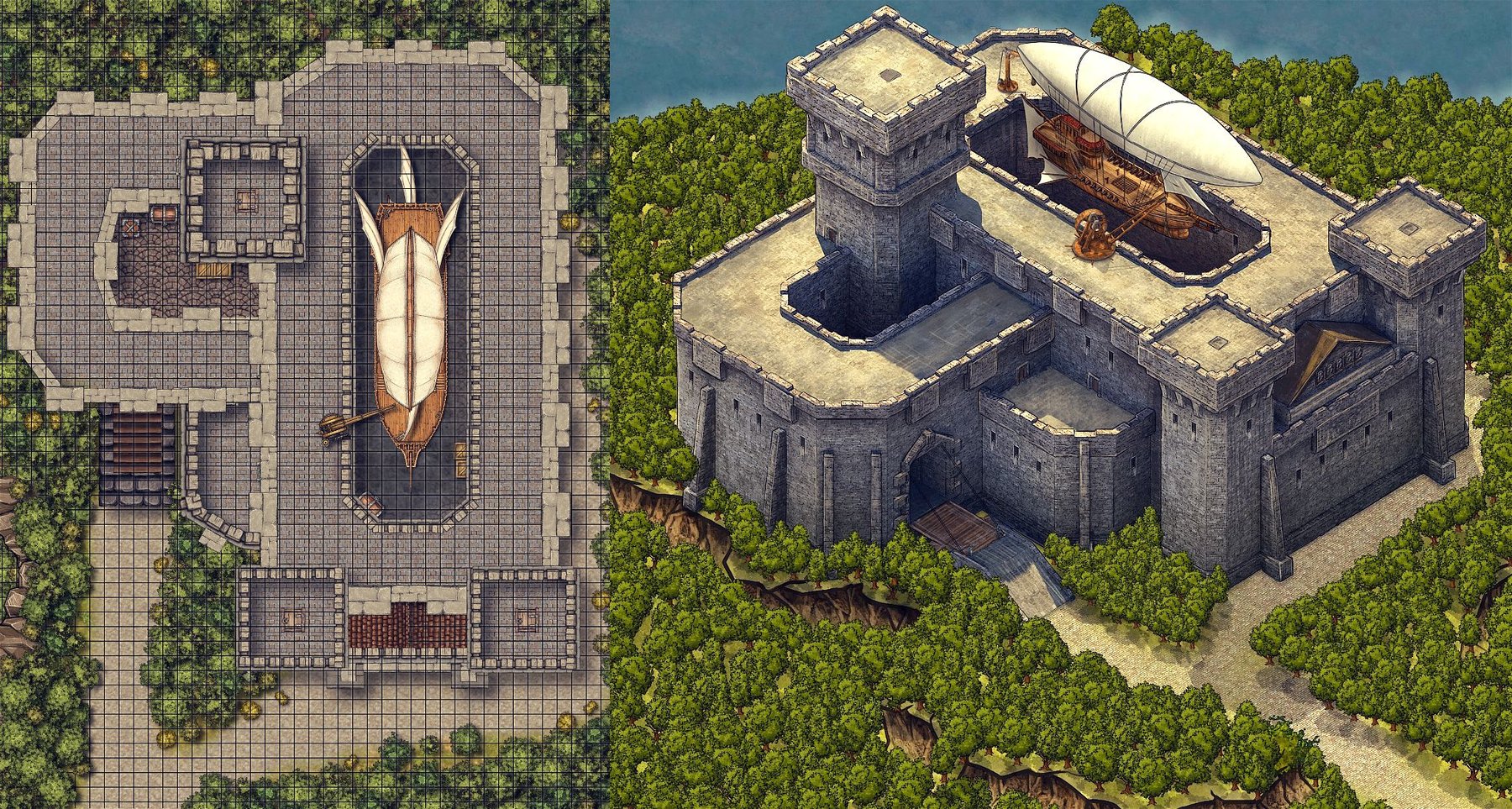 Castle Layout Inkarnate Create Fantasy Maps Online