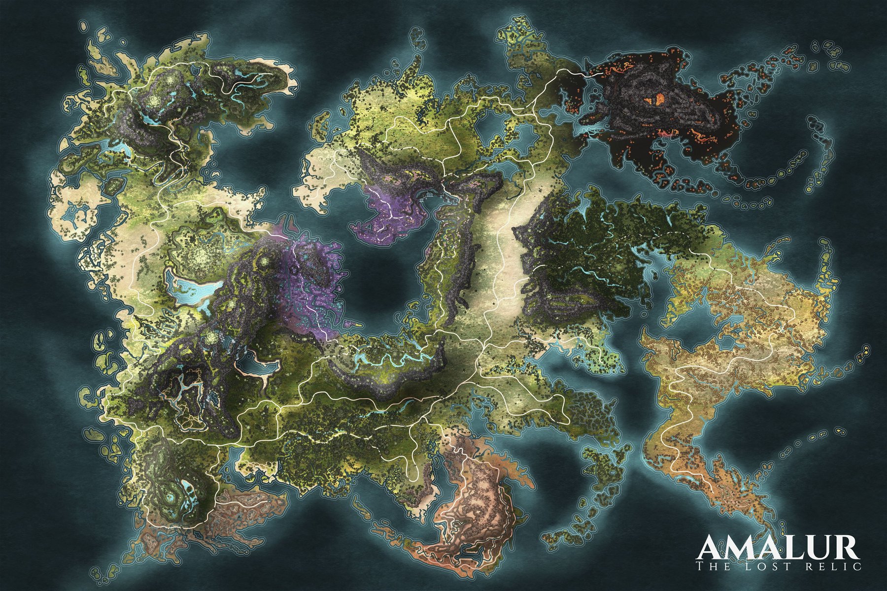 Amalur, The Lost Relic | Inkarnate - Create Fantasy Maps Online