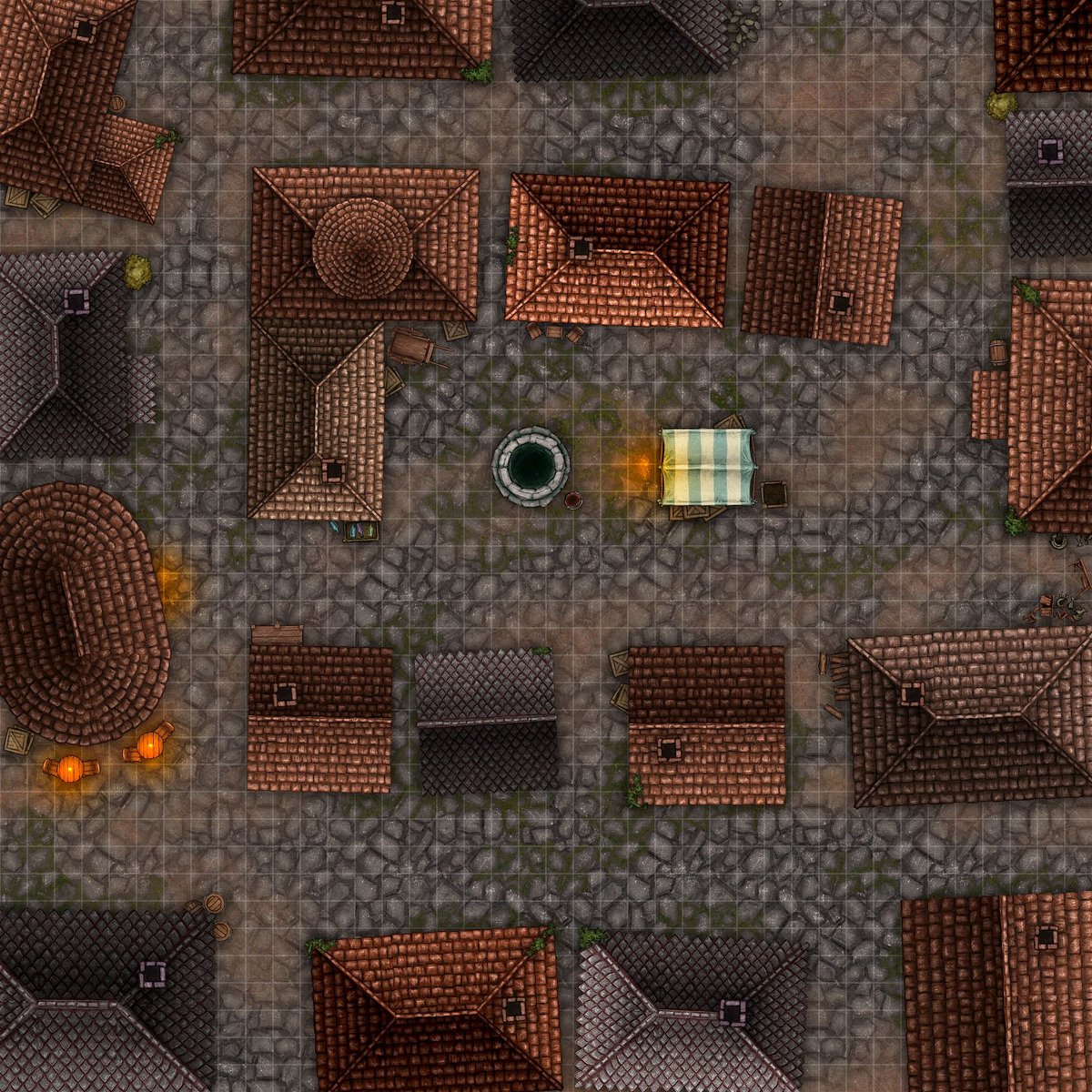 Encounter - Street Alley - Daytime | Inkarnate - Create Fantasy Maps Online