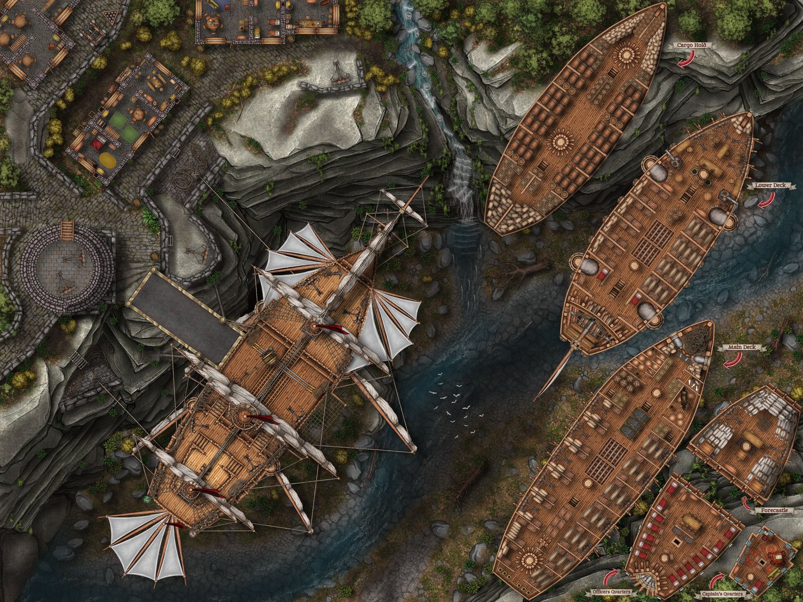 Spelljammer Gridless | Inkarnate - Create Fantasy Maps Online