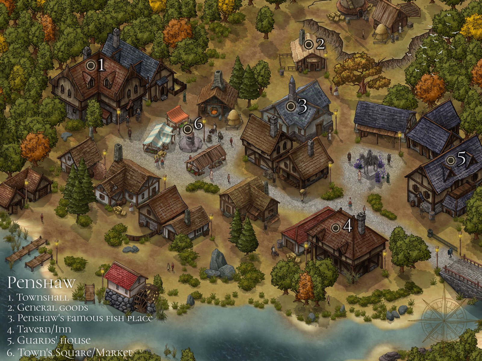 Penshaw | Inkarnate - Create Fantasy Maps Online