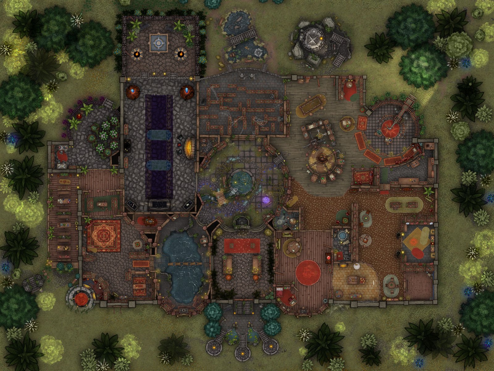 Mystical Library | Inkarnate - Create Fantasy Maps Online