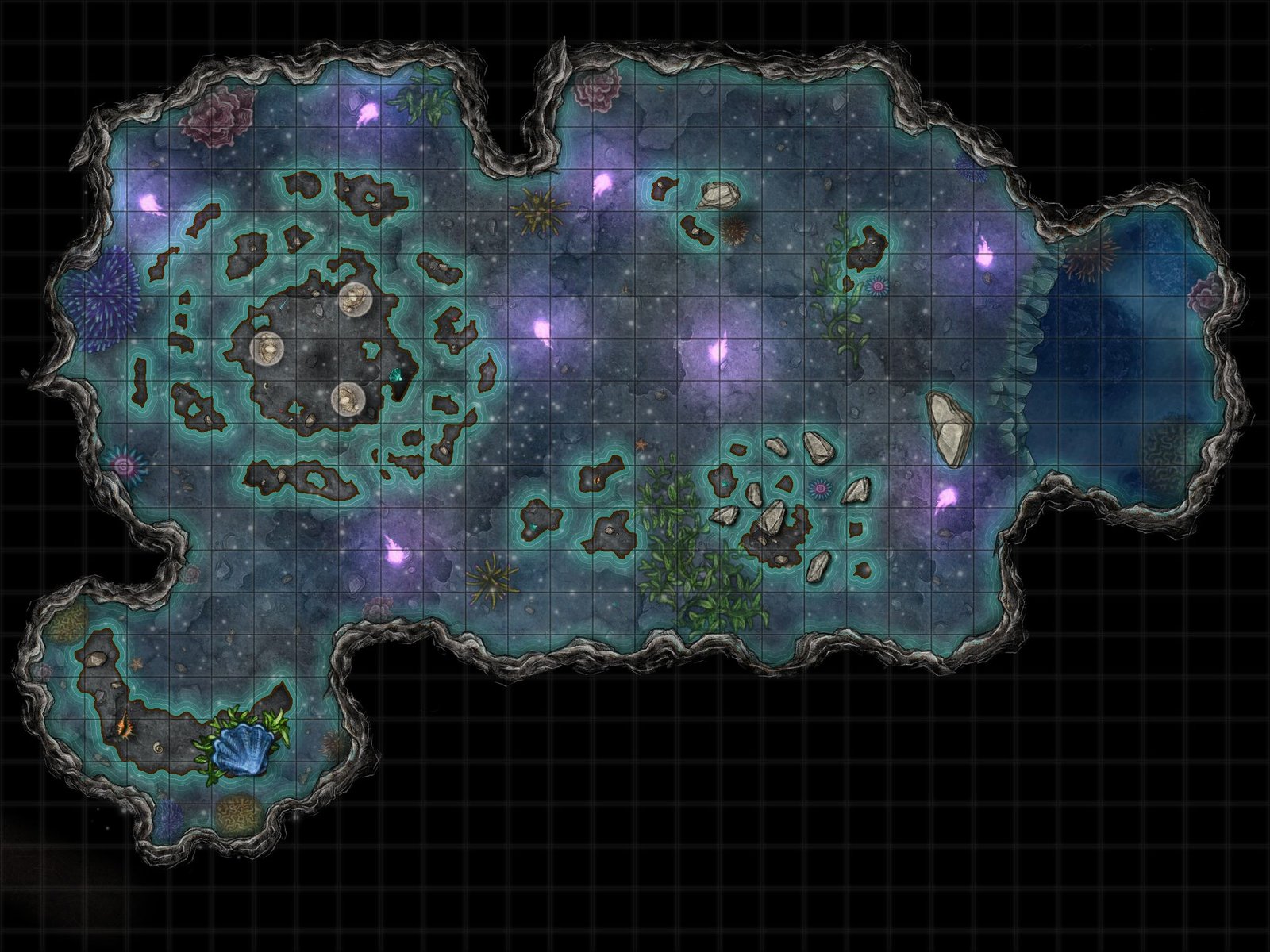 Grotto of the Netherese | Inkarnate - Create Fantasy Maps Online