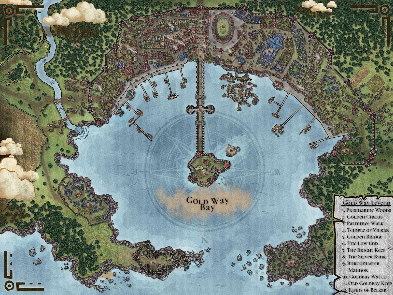 Gold Way | Inkarnate - Create Fantasy Maps Online