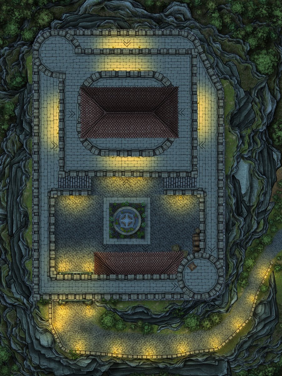 Kings Castle - Flat | Inkarnate - Create Fantasy Maps Online