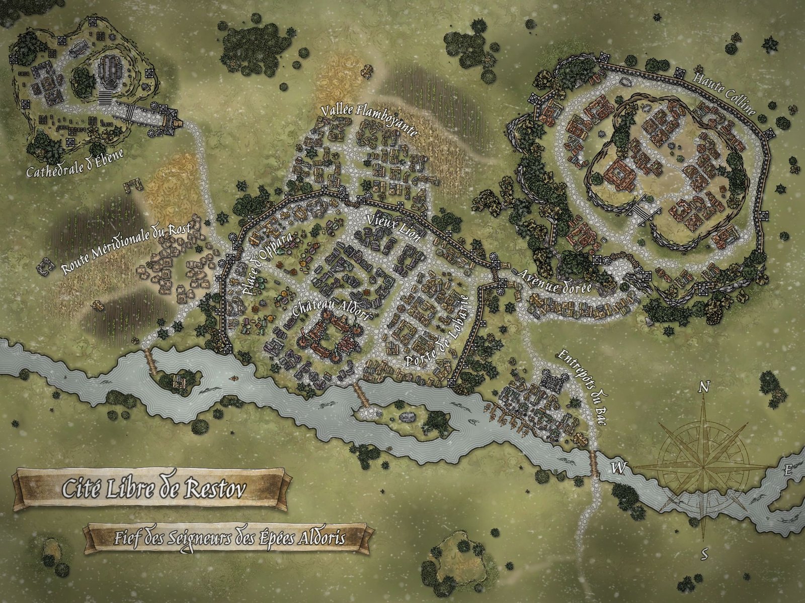 Free City Of Restov | Inkarnate - Create Fantasy Maps Online