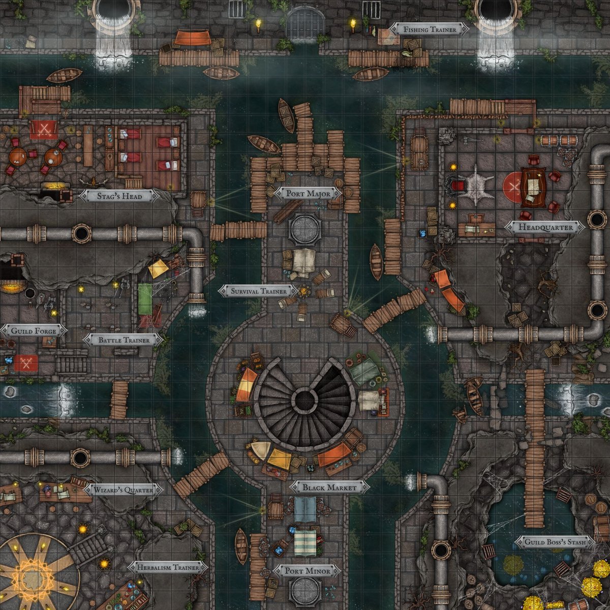 Underbelly (clone enabled) | Inkarnate - Create Fantasy Maps Online