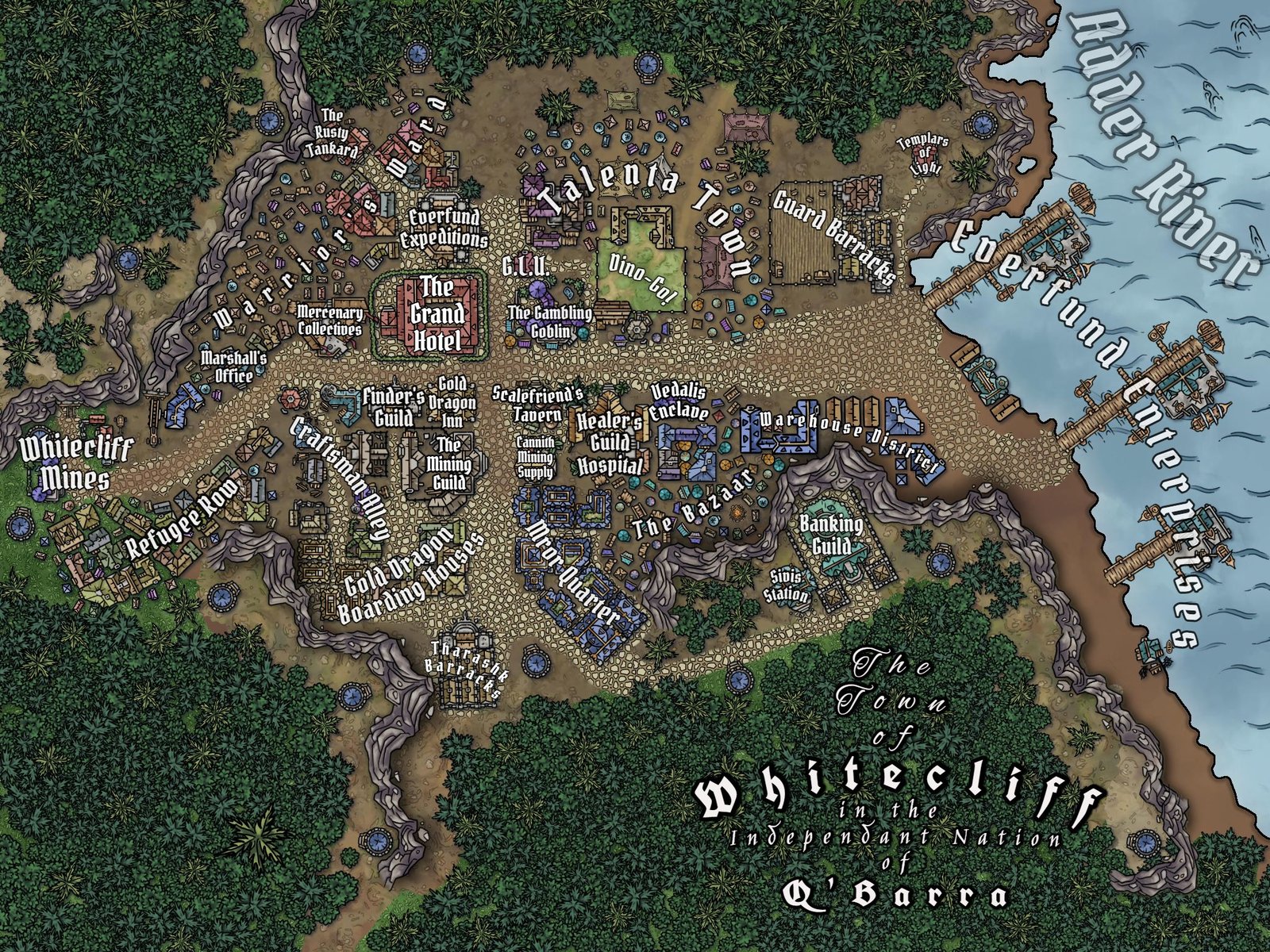 Whitecliff | Inkarnate - Create Fantasy Maps Online