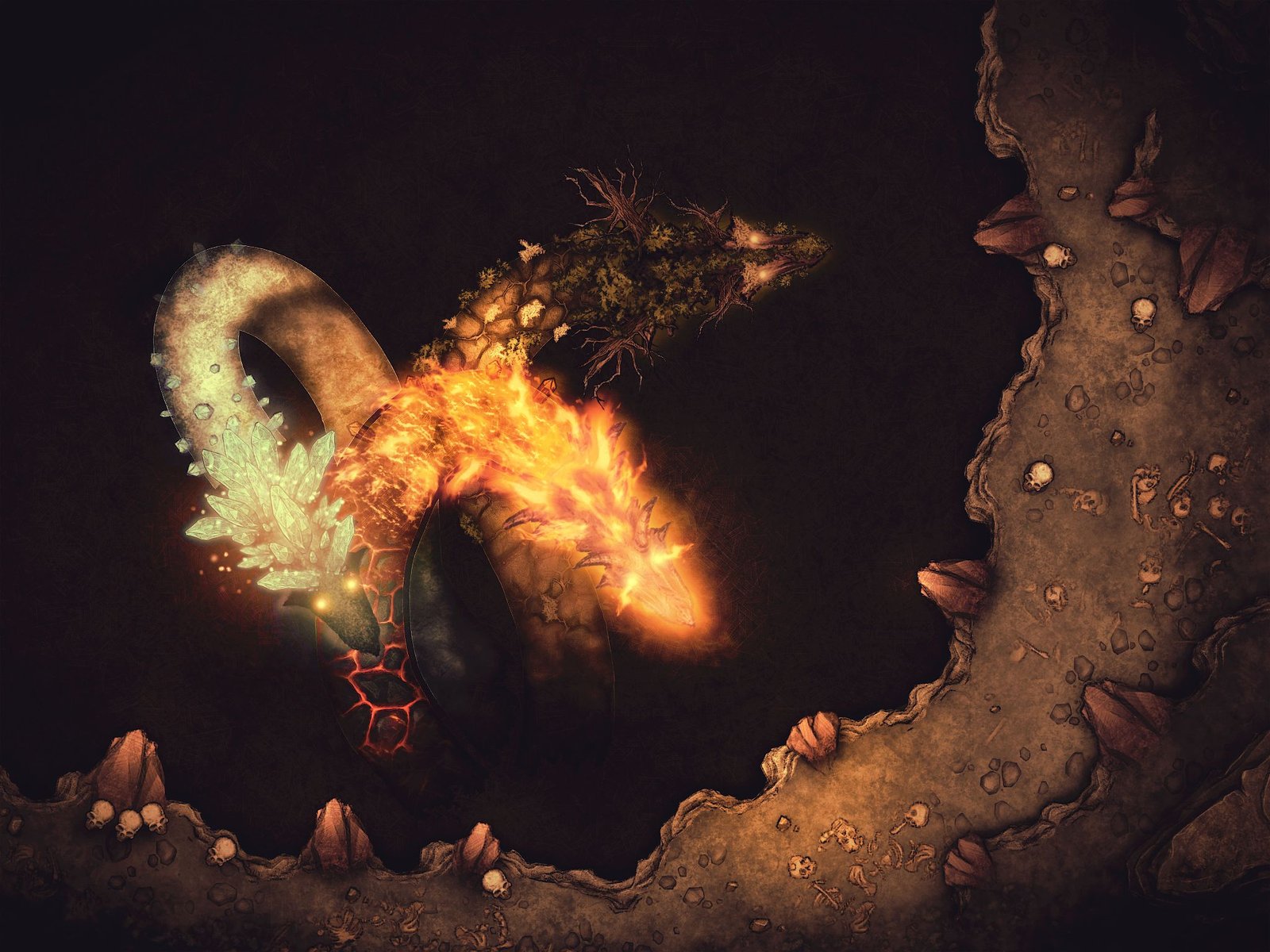 Hydra Encounter | Inkarnate - Create Fantasy Maps Online