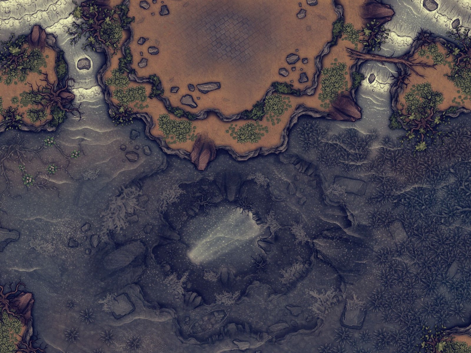 The Cave Encounter | Inkarnate - Create Fantasy Maps Online