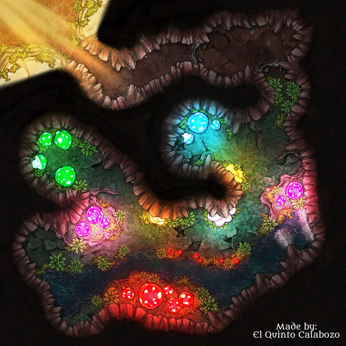 Mushroom Cave | Inkarnate - Create Fantasy Maps Online