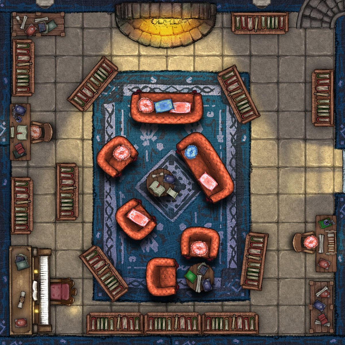 Harry Potter - Ravenclaw's Common Room | Inkarnate - Create Fantasy ...