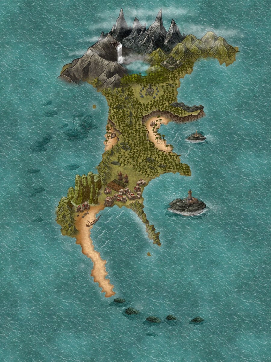 Remote island | Inkarnate - Create Fantasy Maps Online