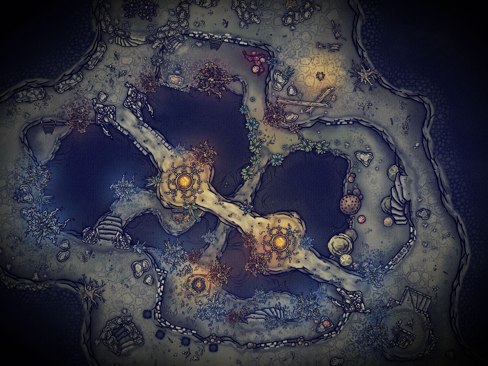 Dimwald Cavern | Inkarnate - Create Fantasy Maps Online
