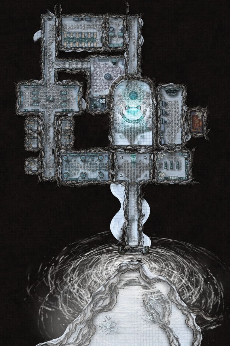 Snow Lab with Portal | Inkarnate - Create Fantasy Maps Online