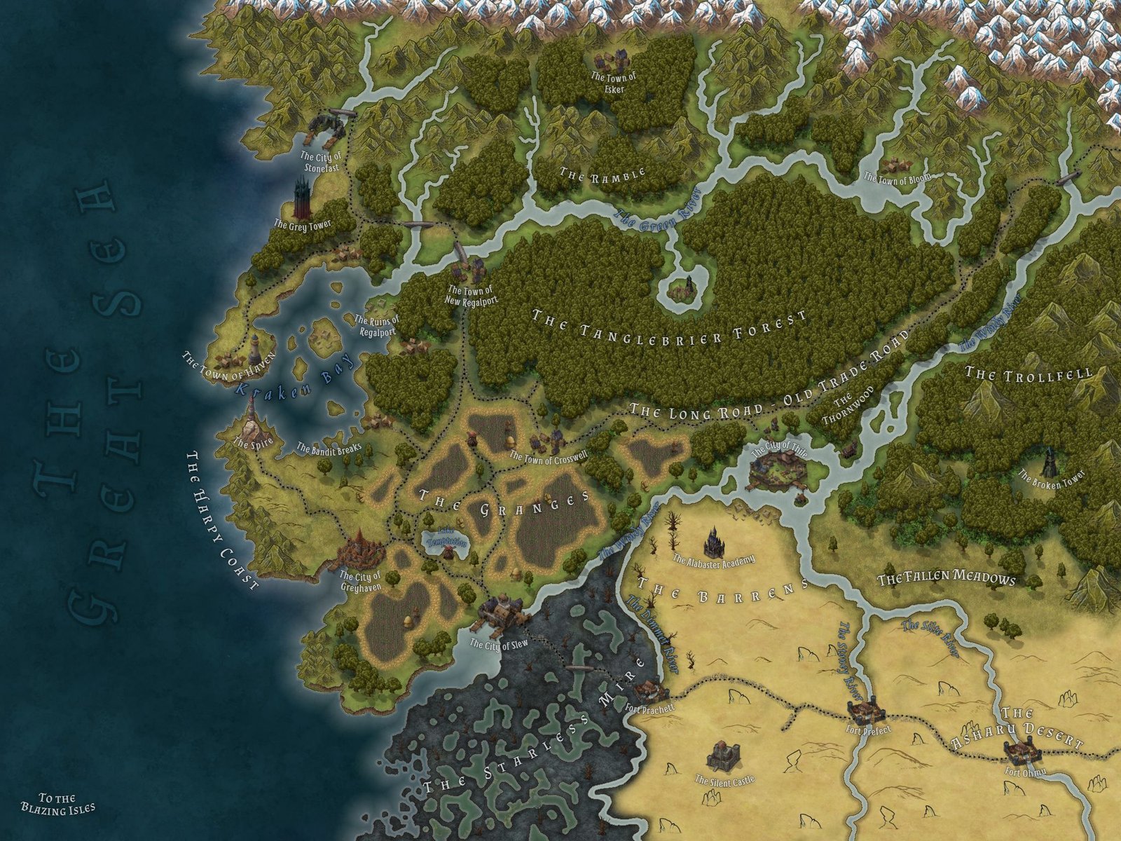 The Greenwold | Inkarnate - Create Fantasy Maps Online