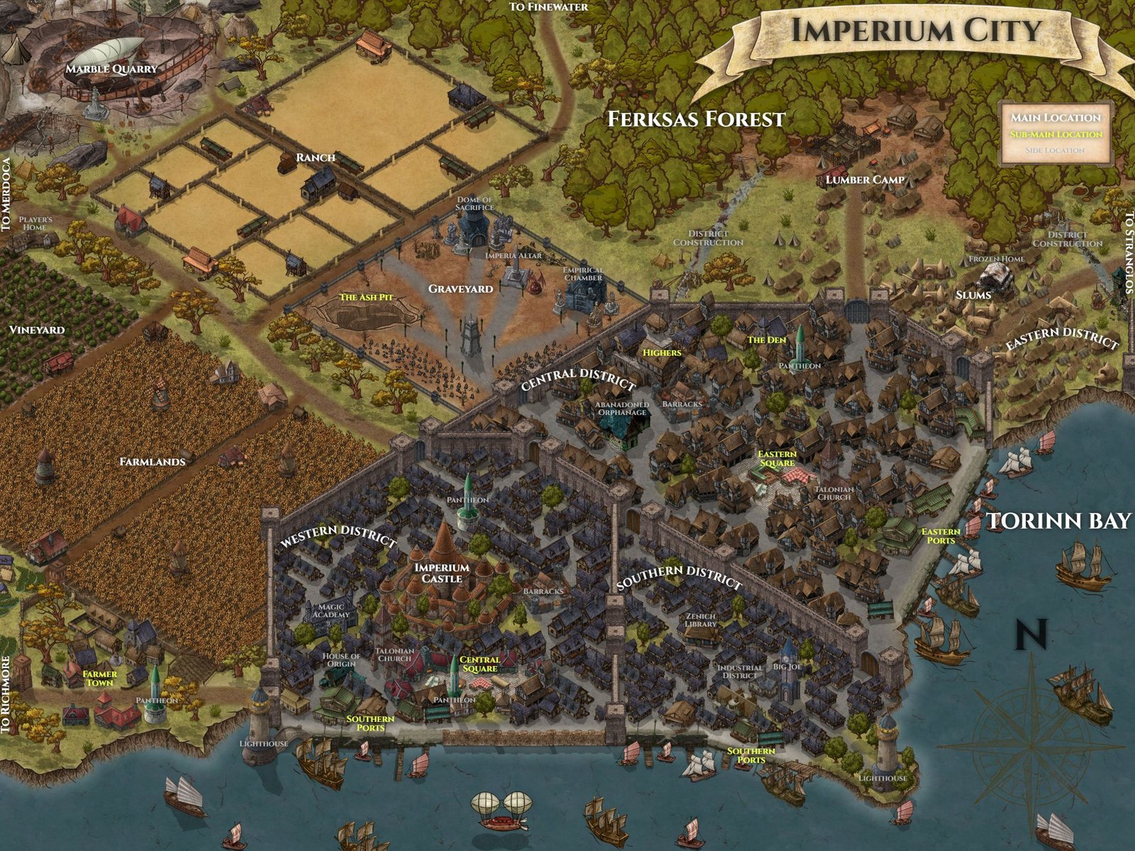 Imperium City | Inkarnate - Create Fantasy Maps Online