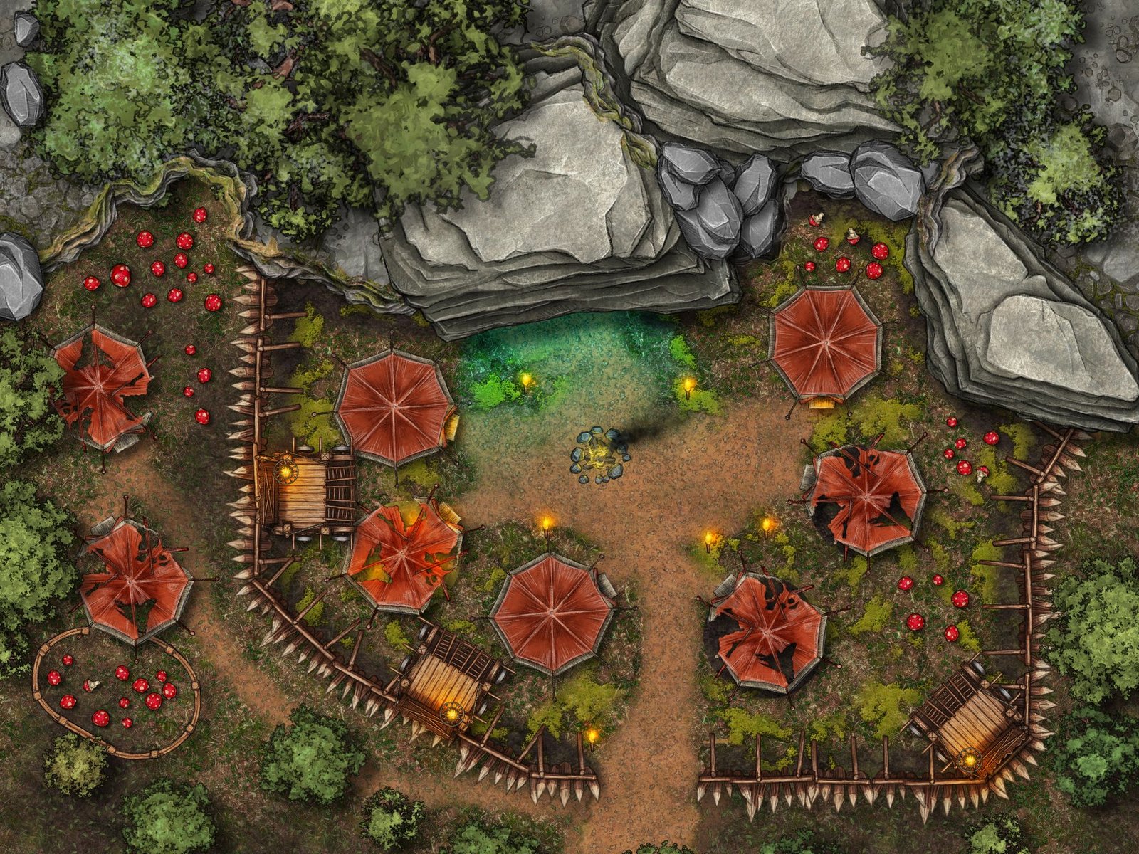 Goblin Outpost | Inkarnate - Create Fantasy Maps Online