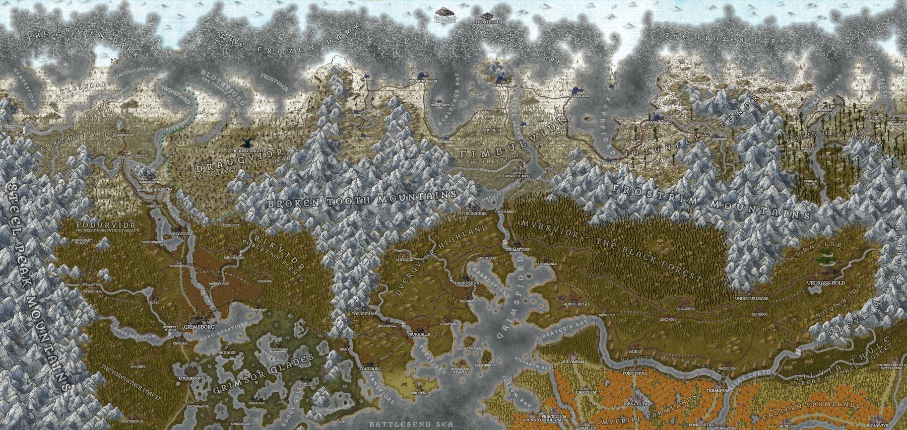 The North Geographical | Inkarnate - Create Fantasy Maps Online