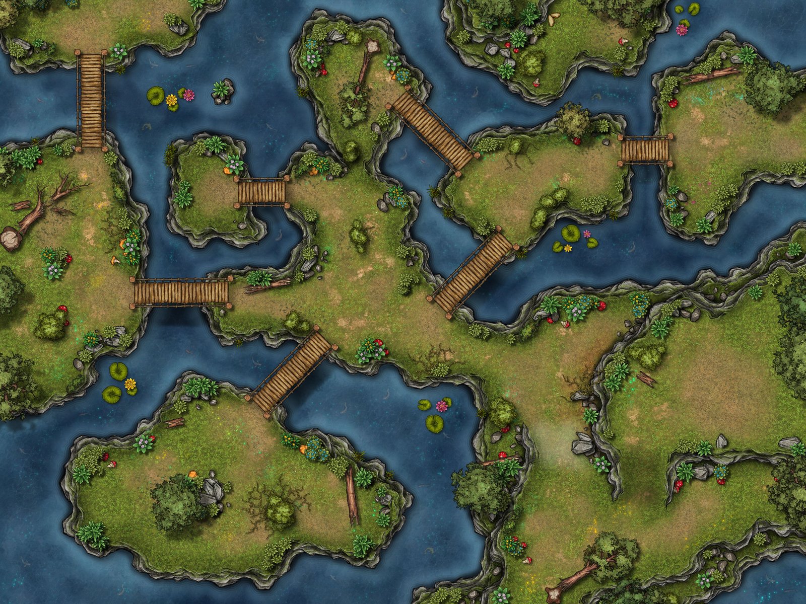 Feywild Islands | Inkarnate - Create Fantasy Maps Online