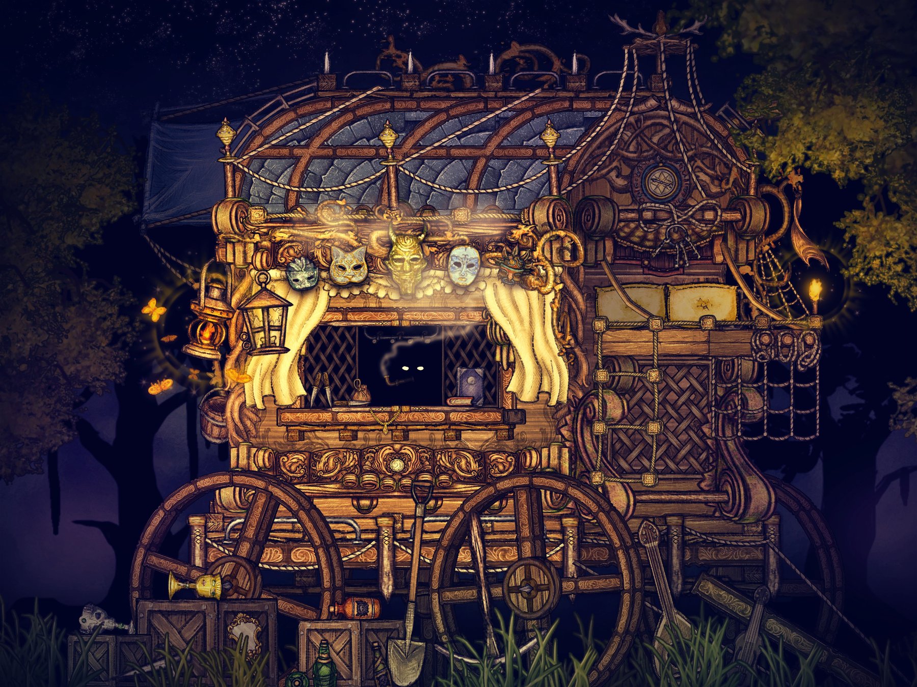 The Wandering Merchant (Shop) | Inkarnate - Create Fantasy Maps Online