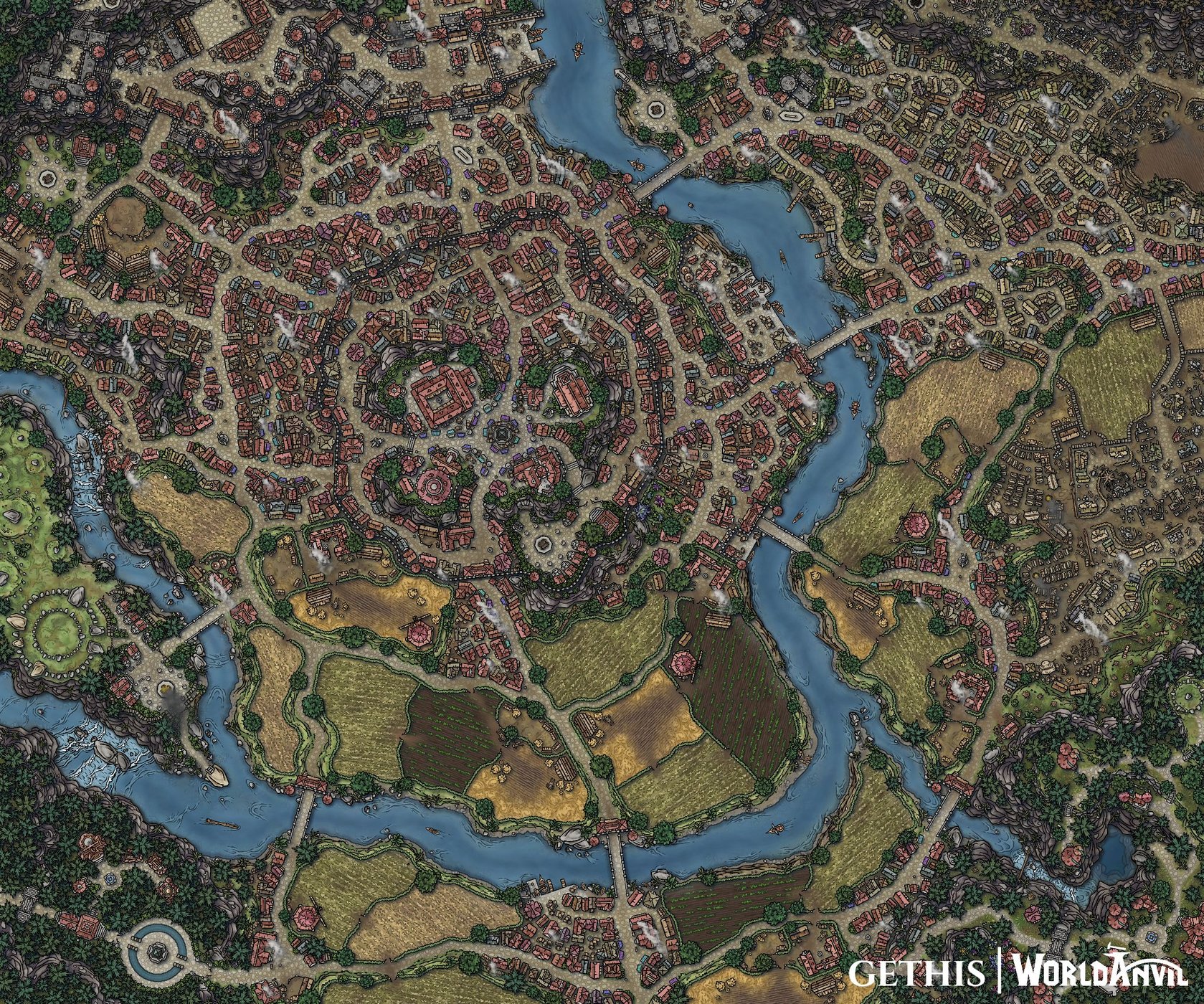 Storbruk & Gargrave | Inkarnate - Create Fantasy Maps Online