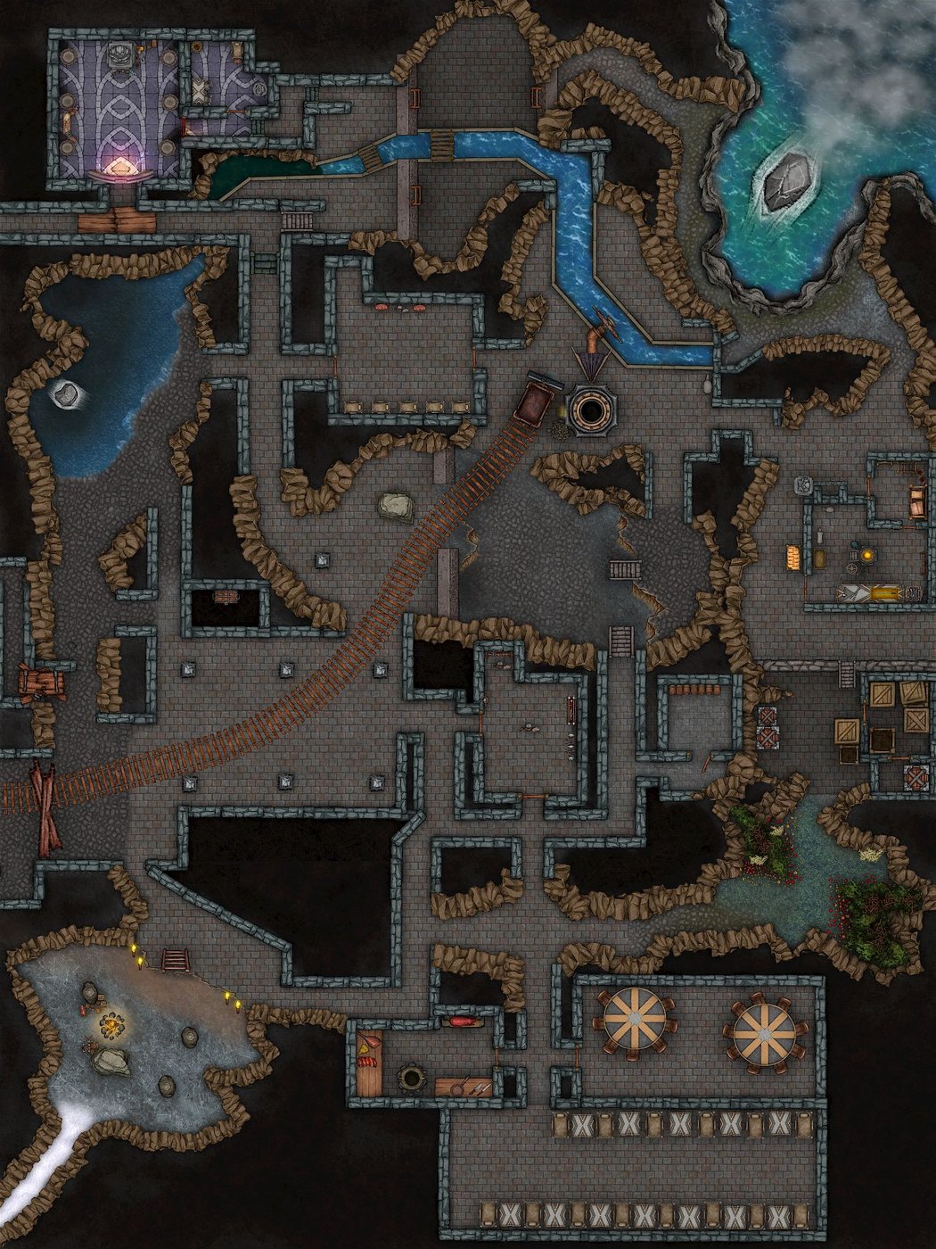 Wave-Echo Cave | Inkarnate - Create Fantasy Maps Online