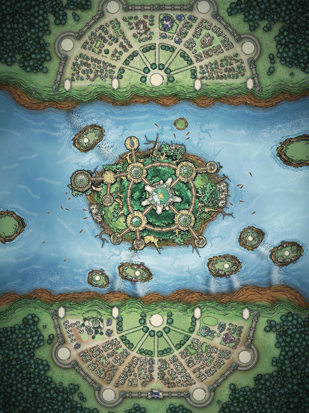 Elven City | Inkarnate - Create Fantasy Maps Online