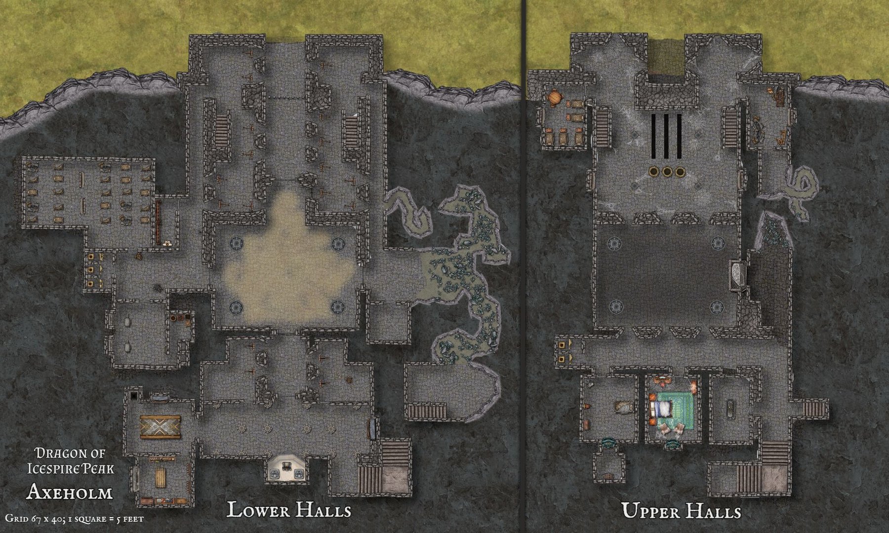 Axeholm_Dragon of Icespire Peak | Inkarnate - Create Fantasy Maps Online