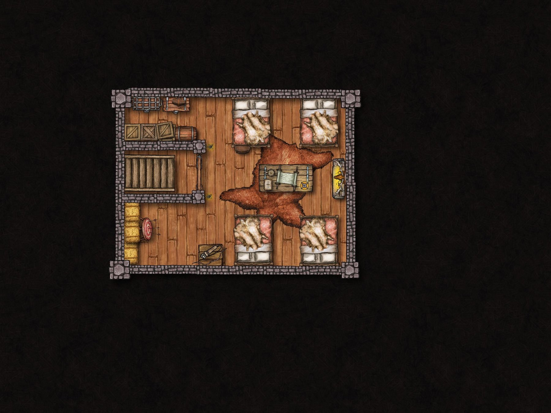 Urikstakala Castle Upper Floor | Inkarnate - Create Fantasy Maps Online