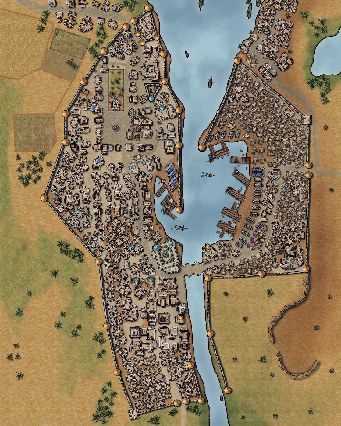 Thalusa [DSA] | Inkarnate - Create Fantasy Maps Online