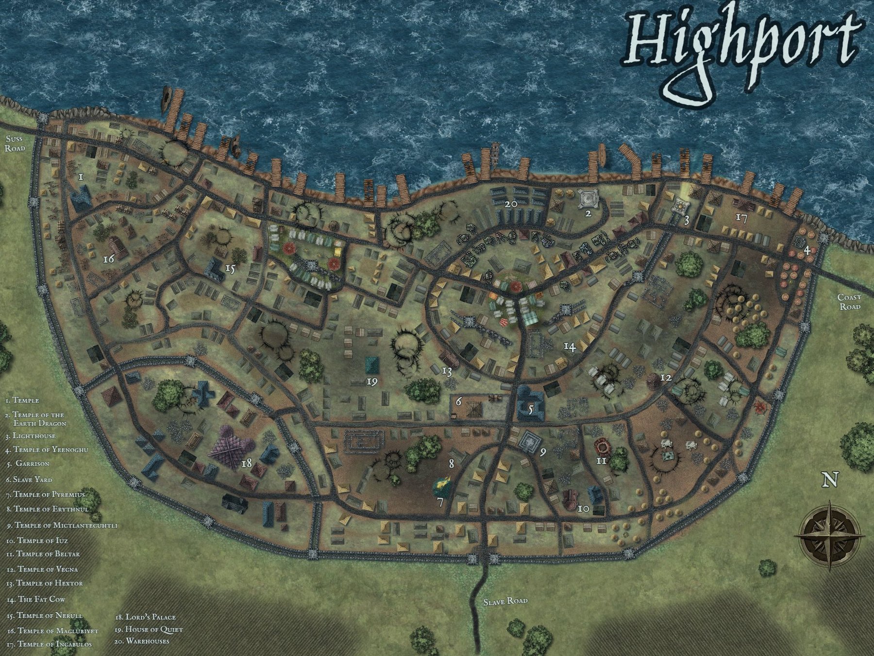 Highport Revised | Inkarnate - Create Fantasy Maps Online